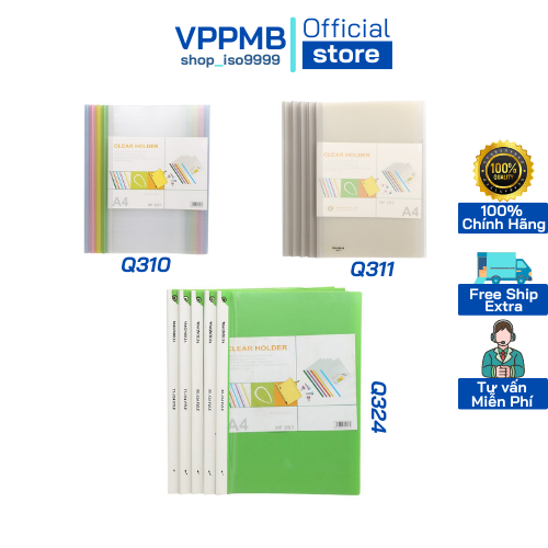 Kẹp tài liệu A4, file rút gáy Q324-Q311-Q310 (1 cái) | Shopee Việt Nam
