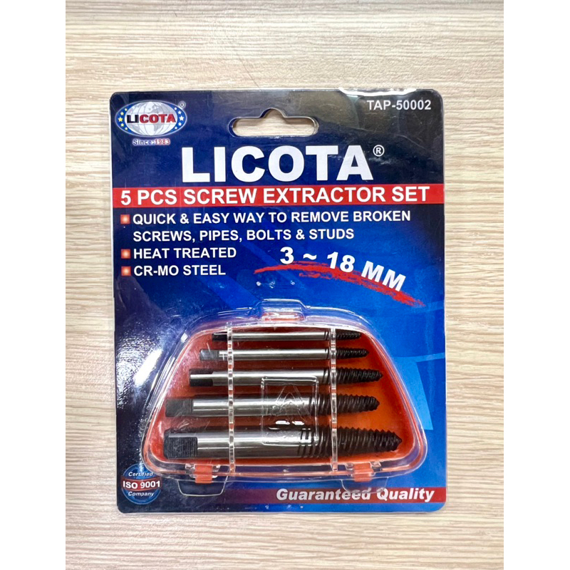 [LICOTA] Bộ lấy ốc gãy 3-18mm Licota TAP-50002 M3~M18 [Hàng Chính Hãng ...