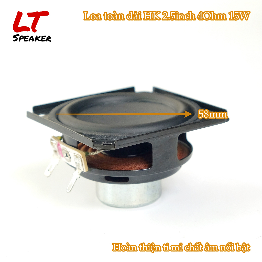 Loa toàn dải H K 2.5 inch 4Ohm 15W từ Neo âm bass tốt tiếng sáng LT Speaker | Shopee Việt Nam