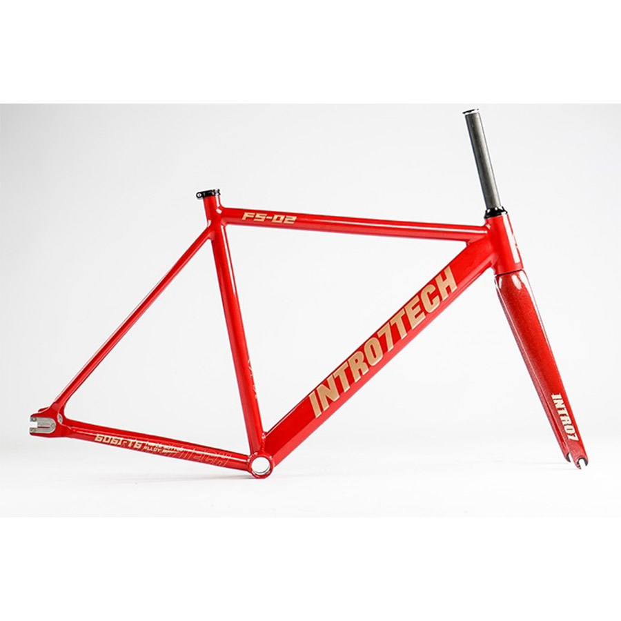 Khung xe đạp fixed gear Intro7 Tech FS02 kèm phuộc | Shopee Việt Nam