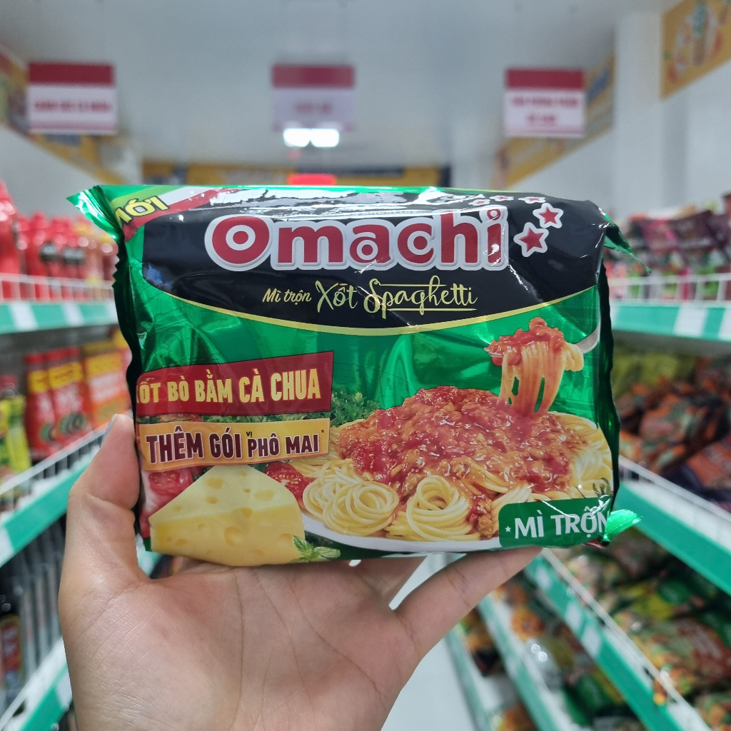 Mì Trộn Omachi Spaghetti Gói 90G | Shopee Việt Nam