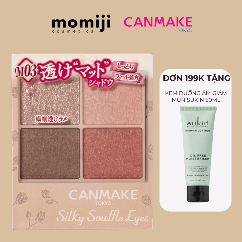 Bảng Phấn Mắt 4 ô Canmake Tiện Dụng Chuẩn Nhật | Shopee Việt Nam