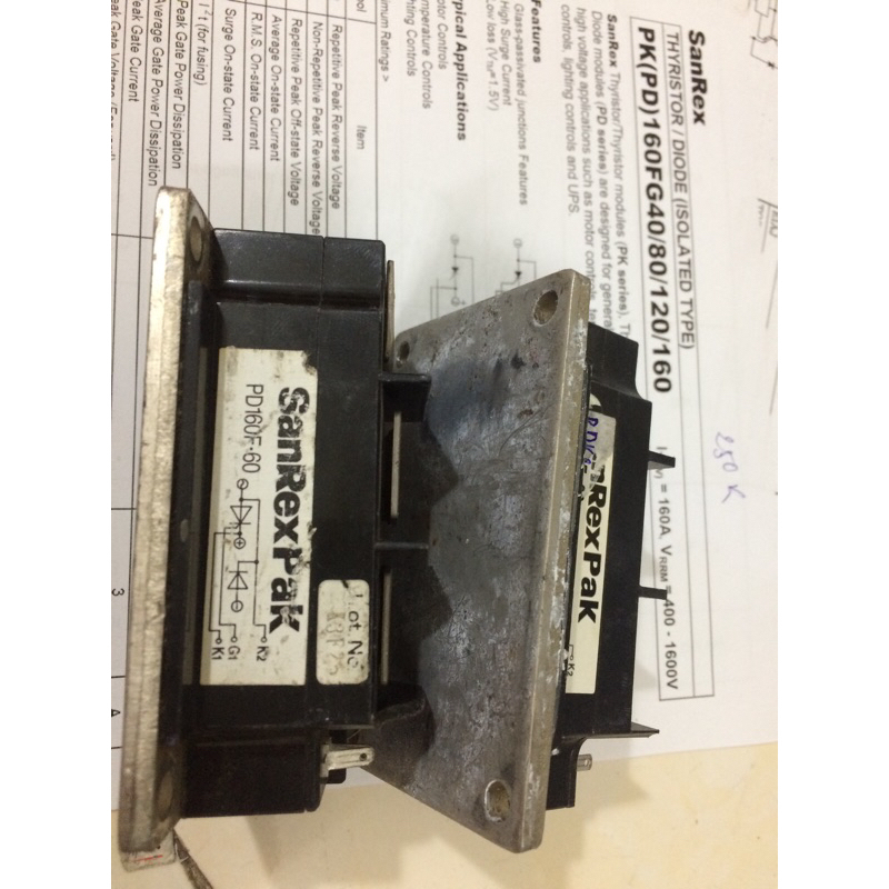 Thyristor diode PD160F-60 (160A-600V) tháo máy | Shopee Việt Nam