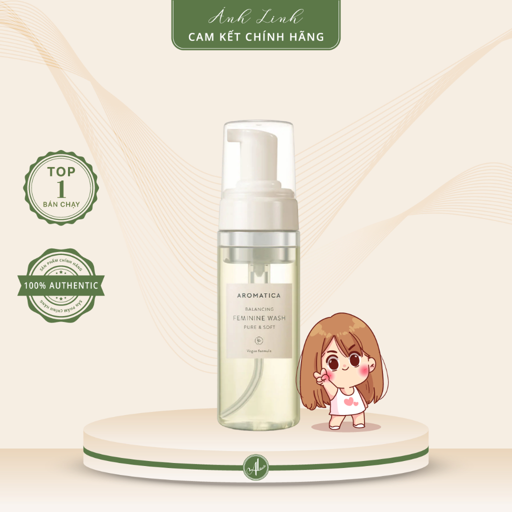 Dung dịch vệ sinh phụ nữ Aromatica Pure & Soft Feminine Wash 170ml ...