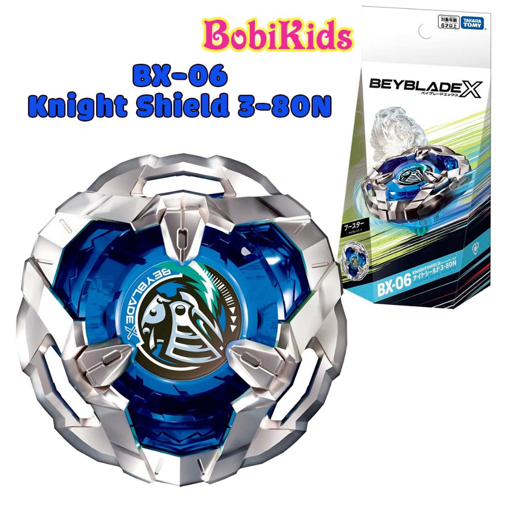 BeybladeX - Con Quay BX06: Booster Knight Shield 3-80N | Beyblade X ...