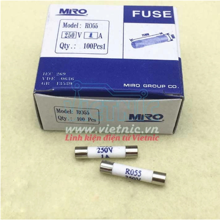 CẦU CHÌ 5*25MM MRO RO55 R055 1A, 2A, 3A, 5A, 10A(10PCS) | Shopee Việt Nam