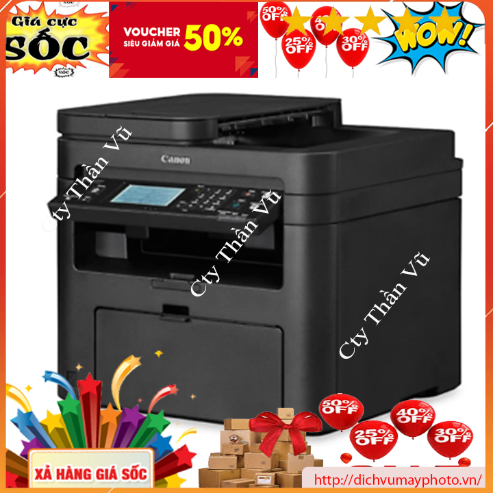 Máy in cũ canon MF 236 đa chức năng in photocopy scan đầy đủ hàng bền ...