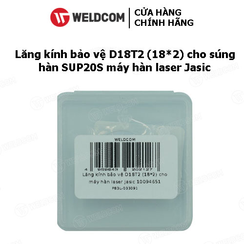 Lăng kính bảo vệ D18T2 (18*2) cho súng hàn SUP20S máy hàn laser Jasic ...