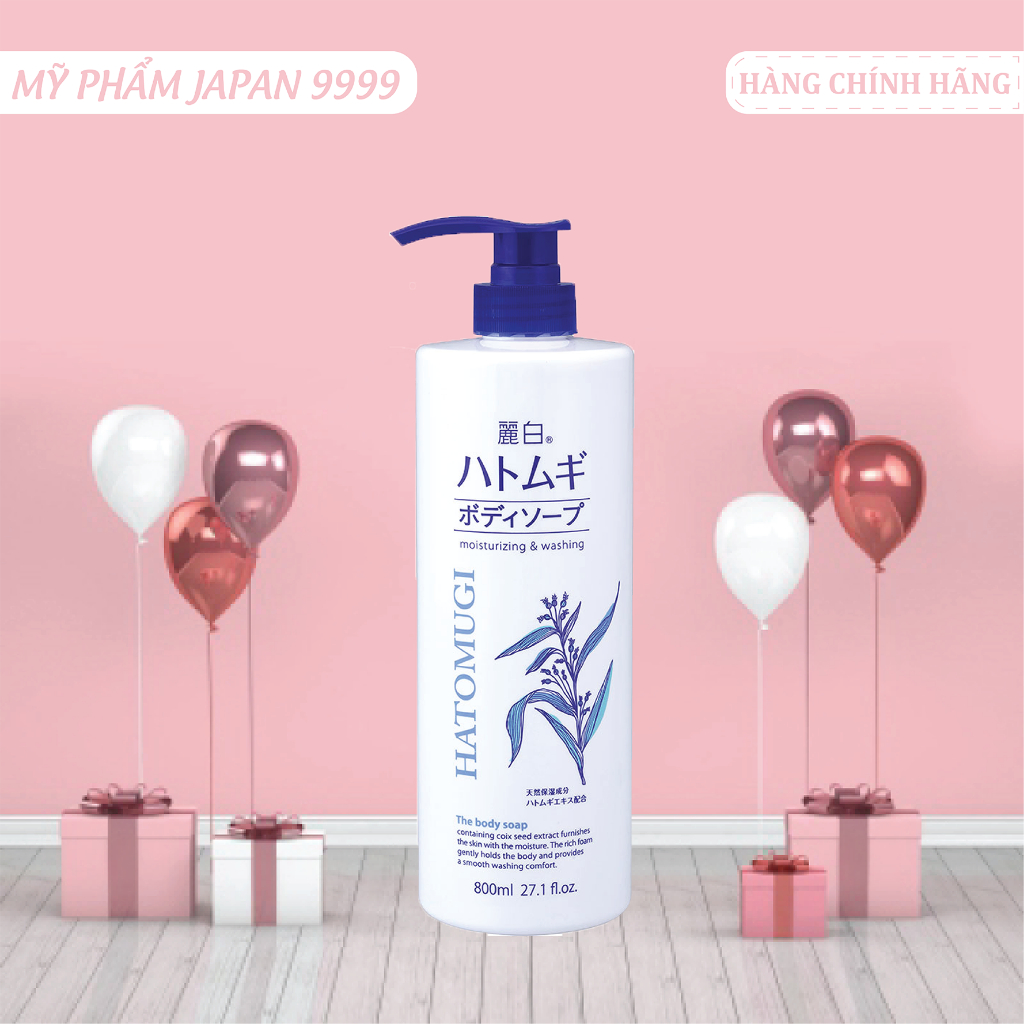 Sữa Tắm Hatomugi Sáng Mịn Da Từ Hạt Ý Dĩ Reihaku Body Soap (Combo 800 ...