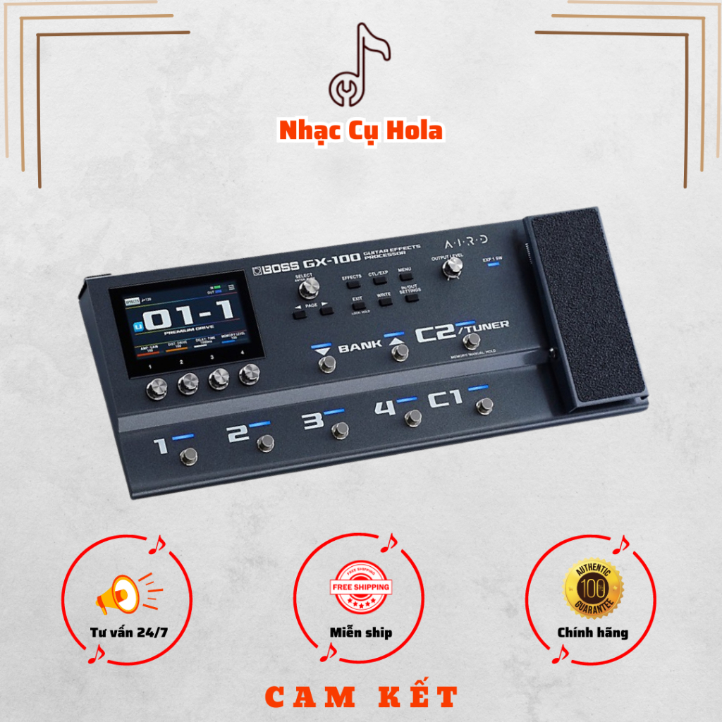 [Chính hãng] Phơ Guitar Boss GX-100 Multi Effect Fuzz Pedal | Shopee ...