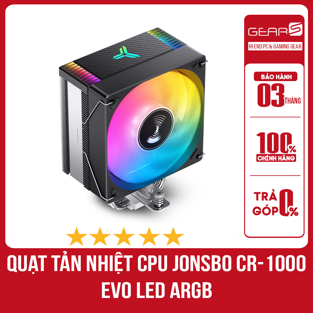 Tản nhiệt khí CPU Jonsbo CR1000 RGB - Lắp được socket 1700 | Shopee ...