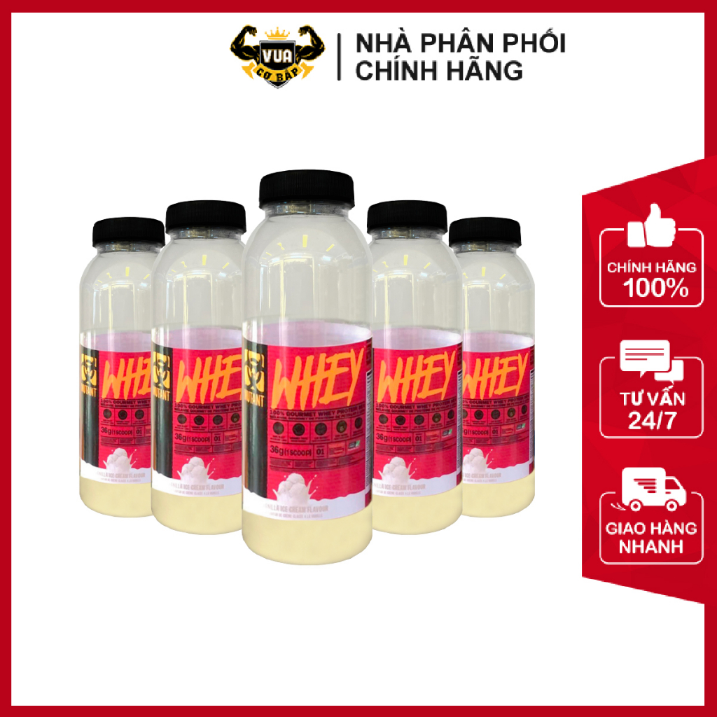 Combo 10 Chai Sample Dùng Thử Sữa Tăng Cơ Mutant Whey Protein | Shopee ...