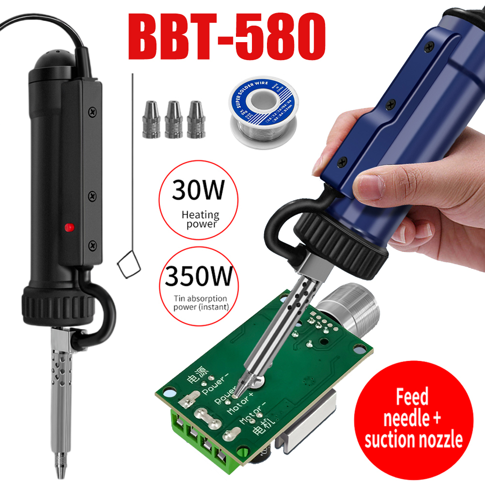 Máy hút mạ thiếc cầm tay Tự động loại bỏ thiếc BBT-580 AC 220V Súng ...