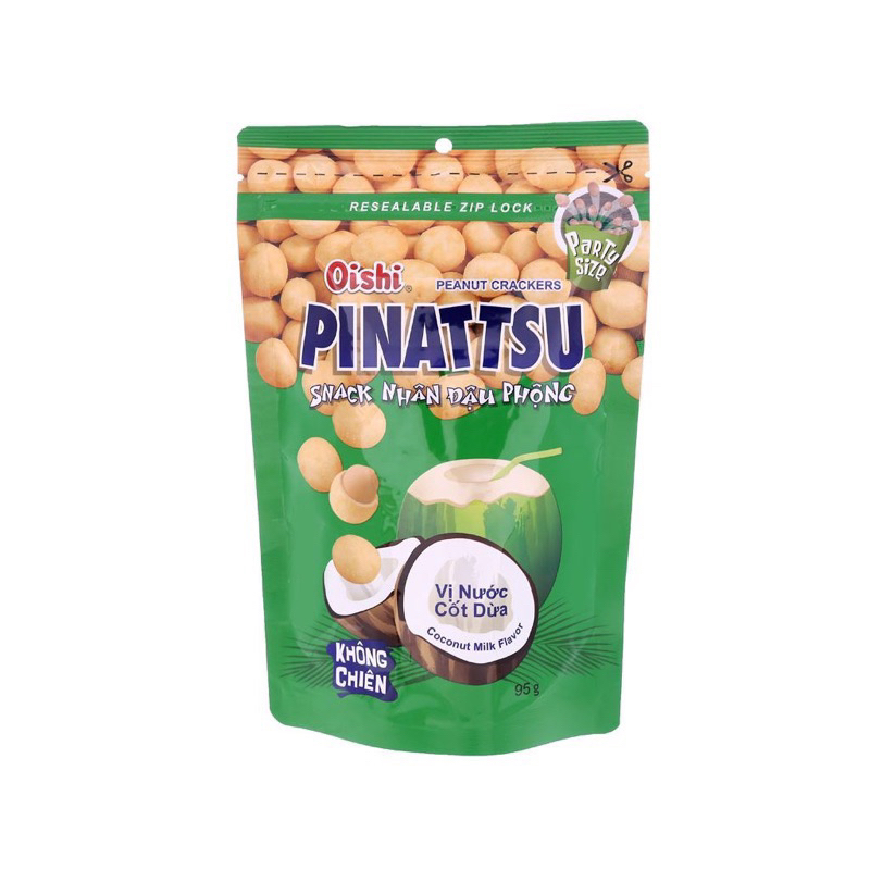 1 Gói Snack Đậu Phộng Pinatsu Túi Zip 85g Các Vị Thơm Ngon | Shopee ...