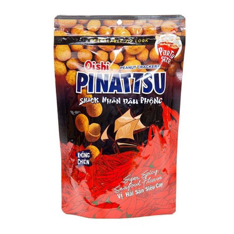 1 Gói Snack Đậu Phộng Pinatsu Túi Zip 85g Các Vị Thơm Ngon | Shopee ...