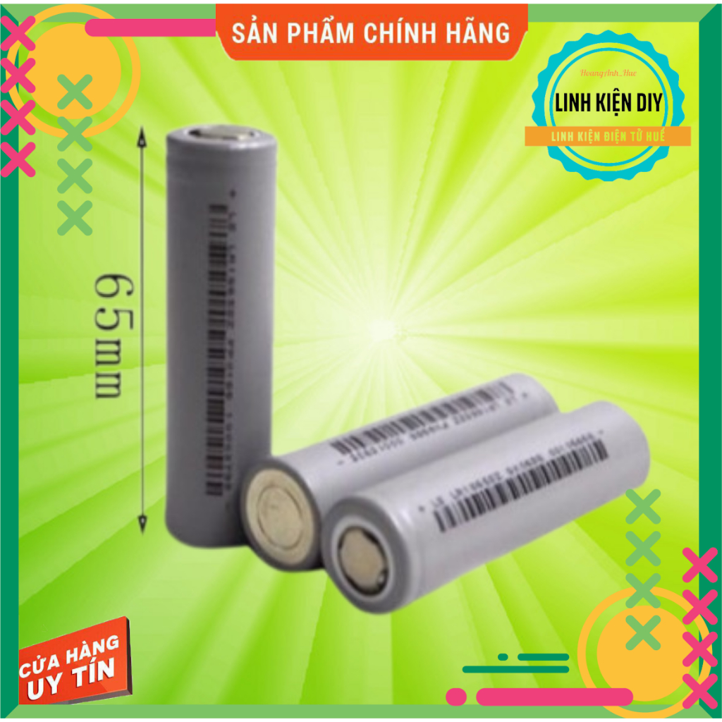 Cell Pin Lishen 18650 2600mAh Mới 5C Xả 15A Cell Lisen Xám 2600mAh 5C LR1865SZ | Shopee Việt Nam
