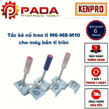 Tắc kê nổ treo ti M6-M8-M10 cho máy bắn ti trần-Hộp 100 cái-Hàng cao ...