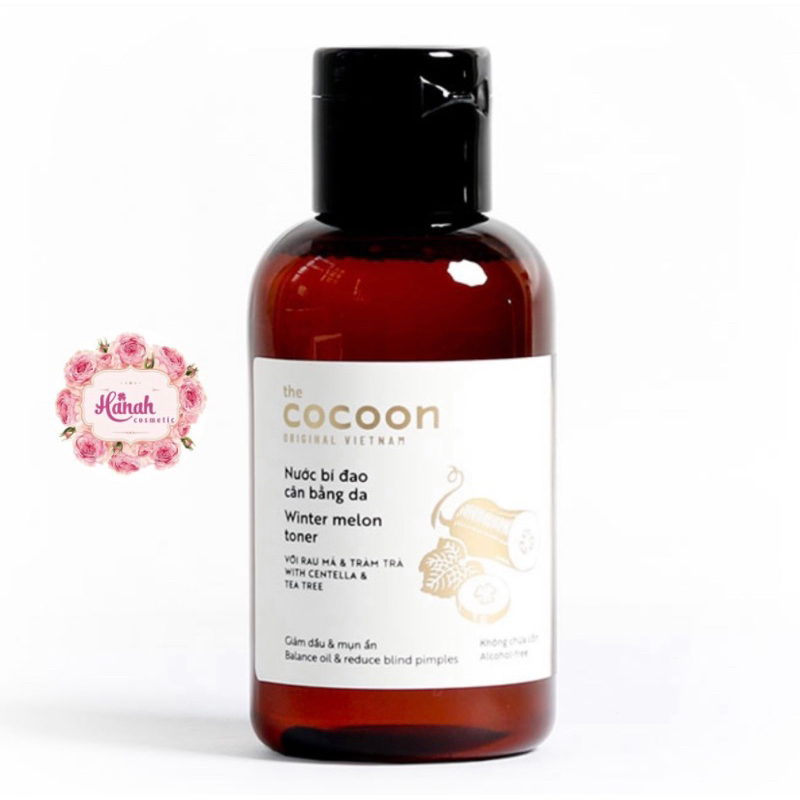 NƯỚC BÍ ĐAO CÂN BẰNG DA COCOON WINTER MELON TONER 140ML | Shopee Việt Nam