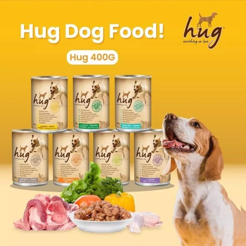 Thùng 12 lon Pate Hug cho chó 400g MIX VỊ (THEO YÊU CẦU) | Shopee Việt Nam