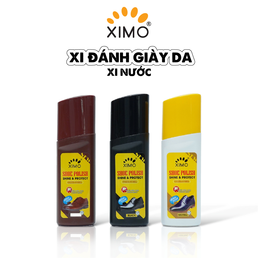 Xi nước đánh giày da, đồ da bổ sung màu và độ bóng Ximo Polish XI31 ...