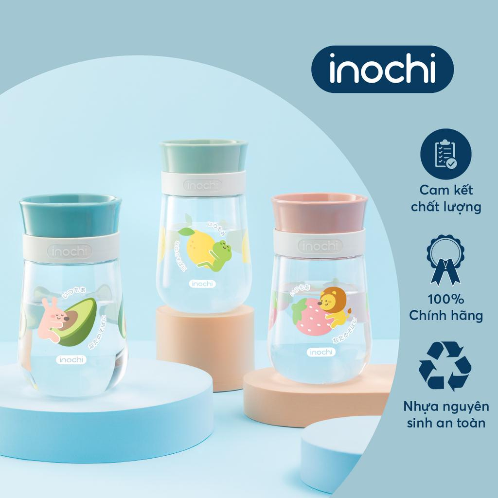 Bình tập uống nước cho bé Goki Circle Inochi tiêu chuẩn Nhật Bản, an toàn, chống sặc 350ml ...