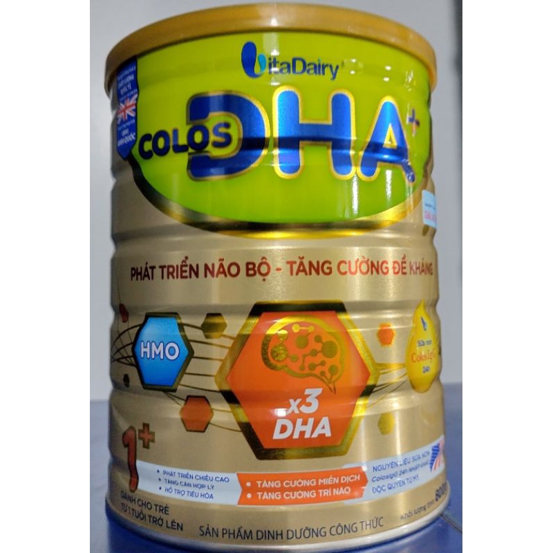 [ Có mã QR tích xu] Sữa bột Colos DHA 0+, 1+ 800g ( Date mới nhất ...