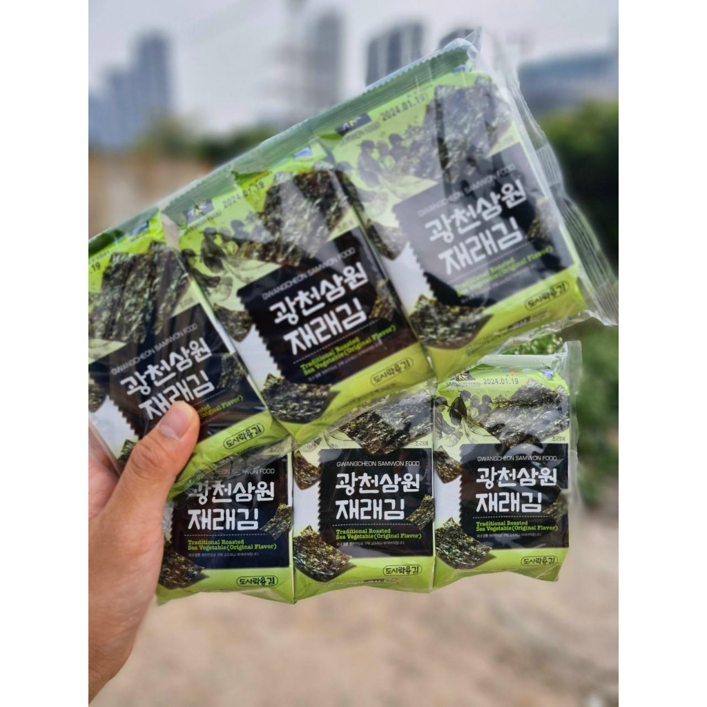 Thùng rong biển ăn liền Hàn Quốc SAMWON FOOD (1 thùng x 24 lốc ...