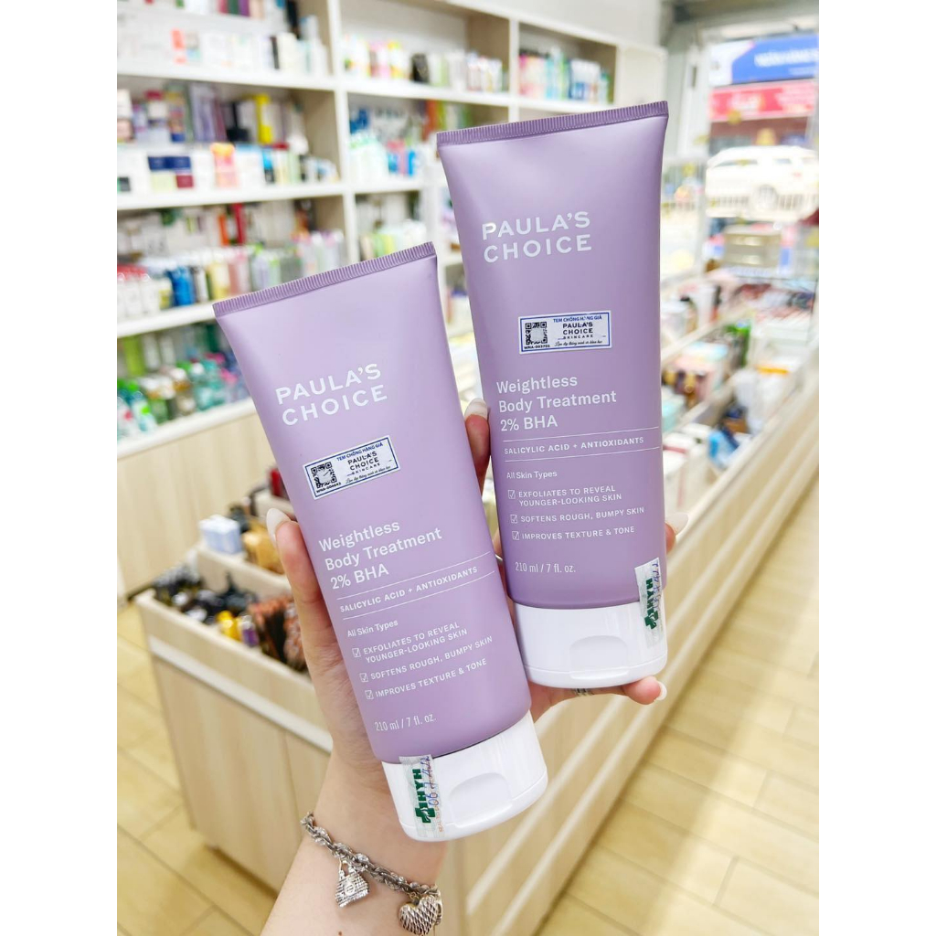 Kem dưỡng thể 2% BHA Body Paula's Choice Body Treatment 2% BHA giảm mụn ...
