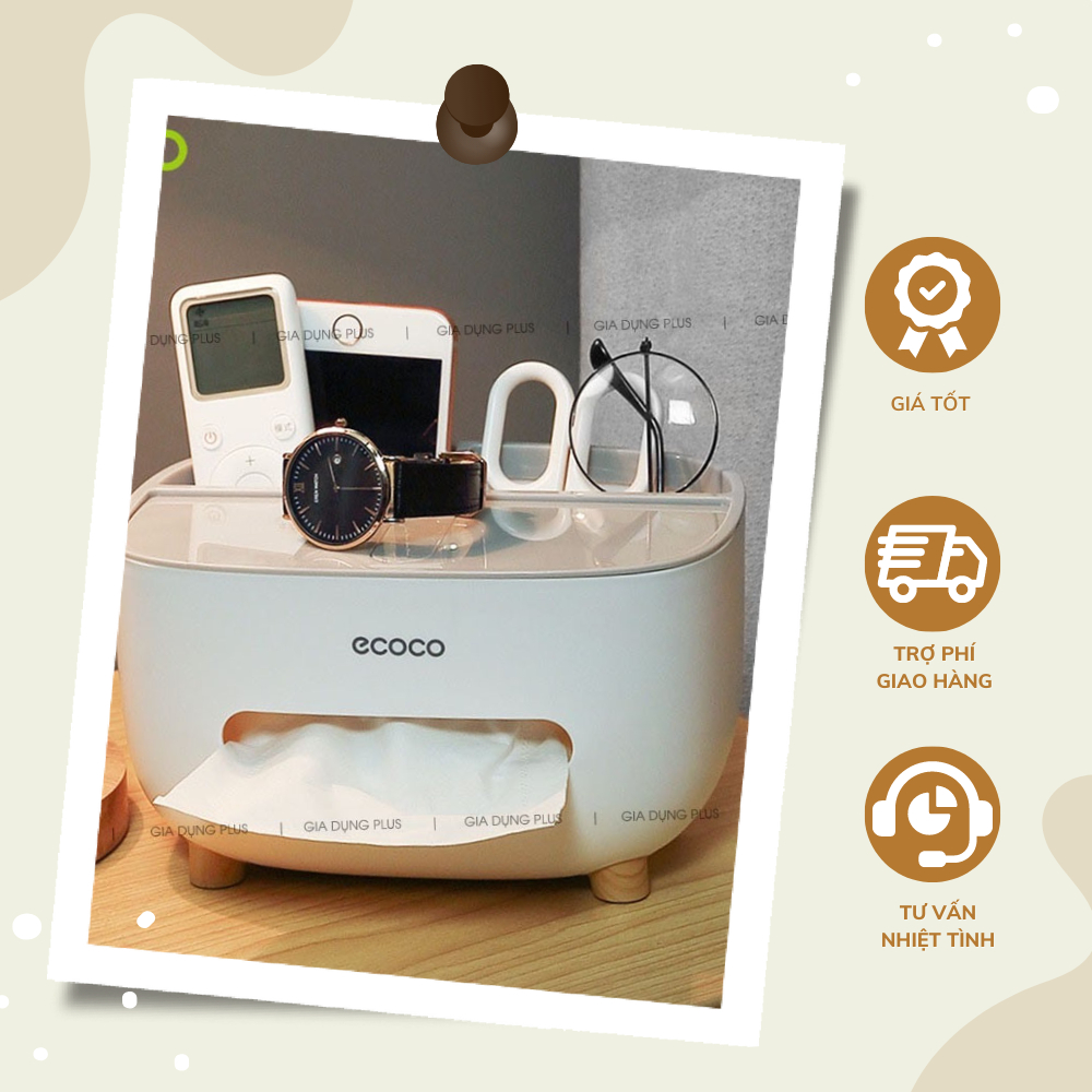 Hộp Đựng Giấy Ăn Kèm Ngăn Để Điểu Khiển, Remote Đa Năng Tiện Lợi Cho Mọi Gia Đình Thương Hiệu ...