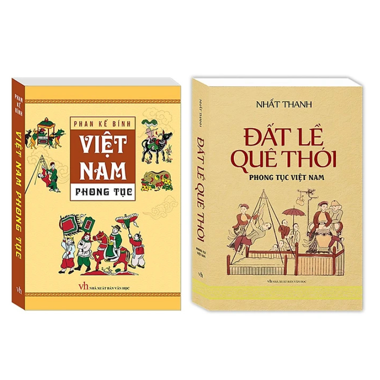 Sách - Combo 2c Việt Nam phong tục (bìa mềm) (tái bản) + Đất lề quê ...