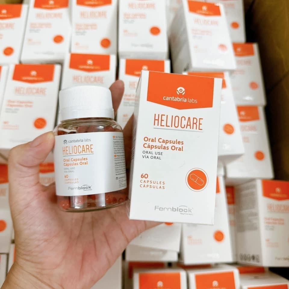 Viên Uống Chống Nắng Heliocare Fernblock Capsulas Oral 60 viên | Shopee ...