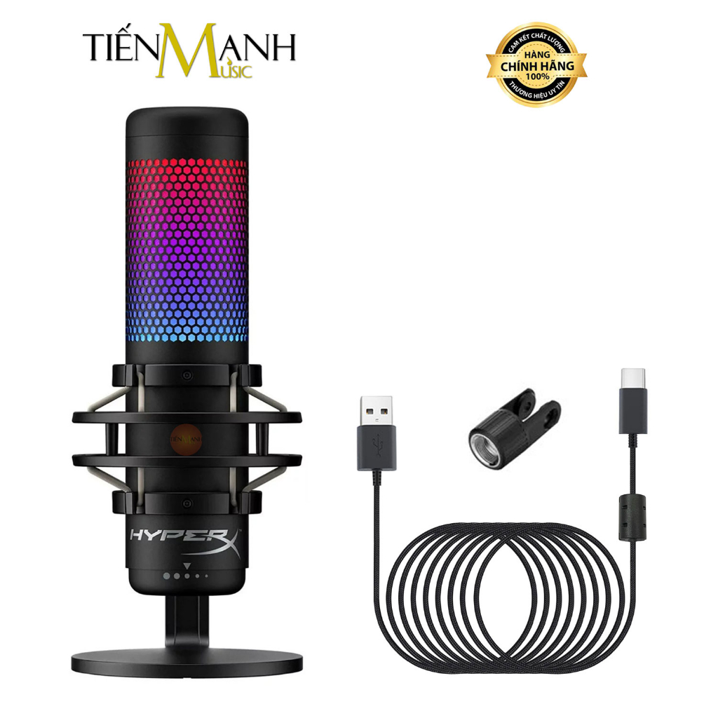 [Chính Hãng] Micro USB Đèn Led RGB Kingston HyperX QuadCast S Mic Thu ...