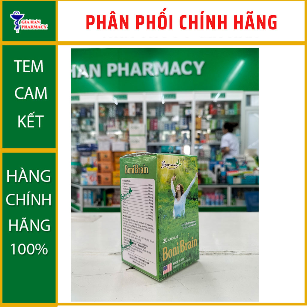 BoniBrain - Giúp hỗ trợ sản sinh Serotonin và Dopamine, giúp giảm lo âu ...