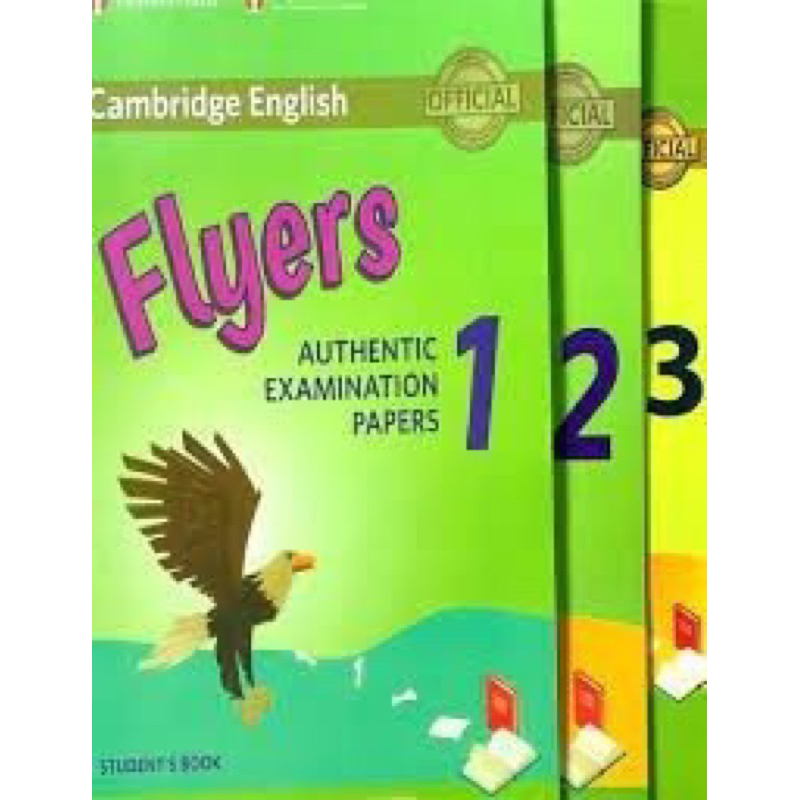 Bộ Cambridge Flyers 3 Level Màu Cao Cấp kèm Audio | Shopee Việt Nam