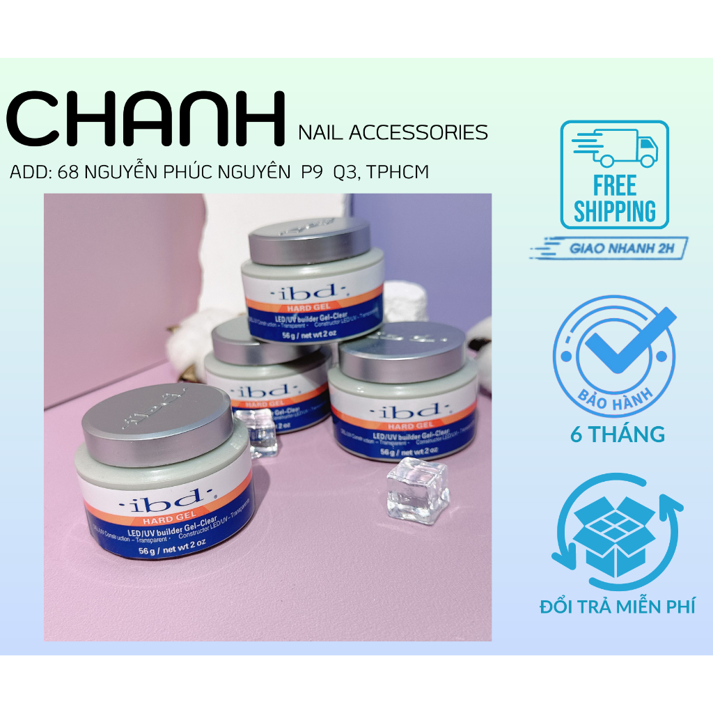Gel Đắp MÓNG IBD 56g GEL NỐI MÓNG [ HÀNG CHUẨN ] CHANH NAIL | Shopee Việt Nam