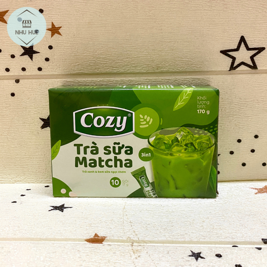 Trà sữa Cozy Matcha 3in1 (hộp 10 gói x 17g) | Shopee Việt Nam