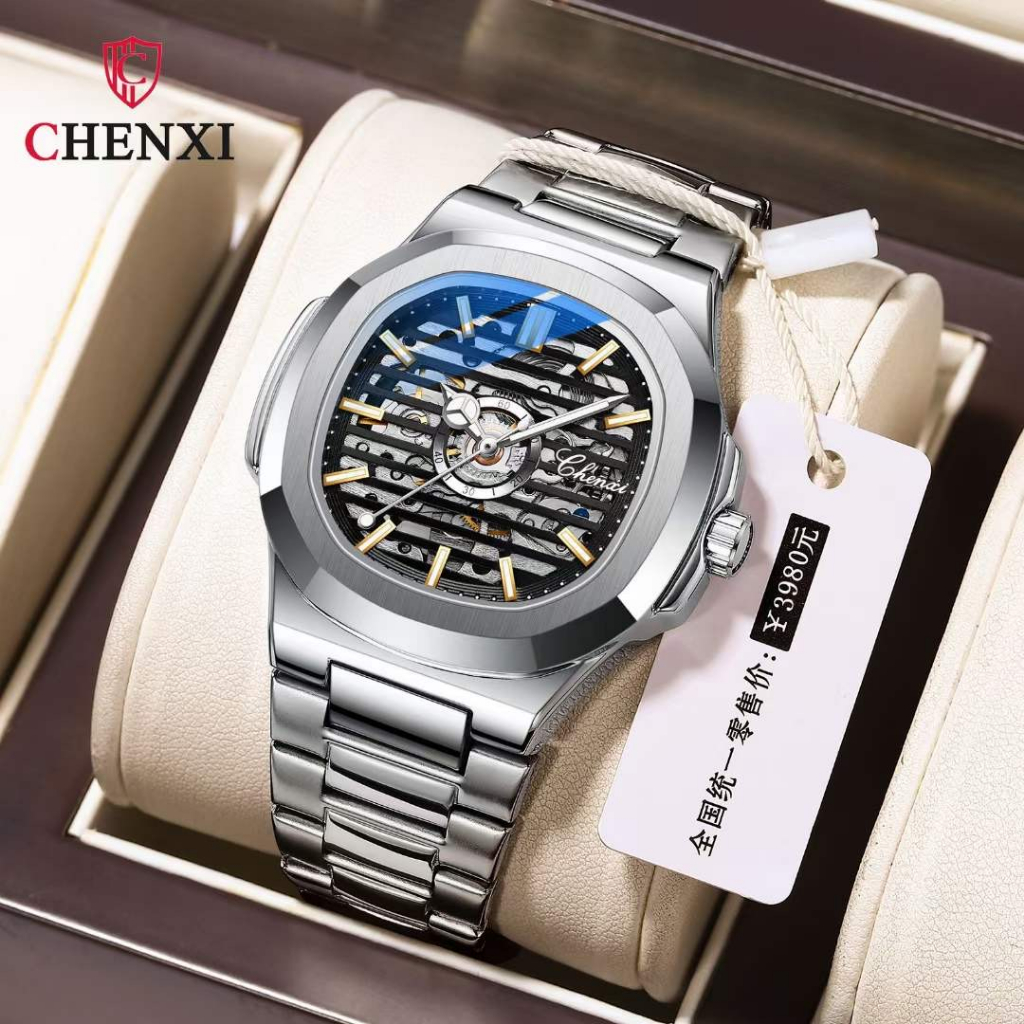 Đồng hồ cơ nam Chenxi CX8822 automatic, đồng hồ cơ tự động nam mặt kính ...