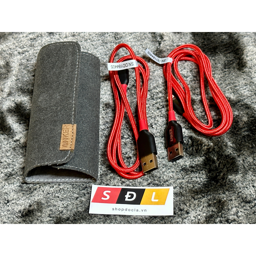Cáp sạc Anker PowerLine+ with L Connector A8121 hộp 2 sợi cho iPhone ...
