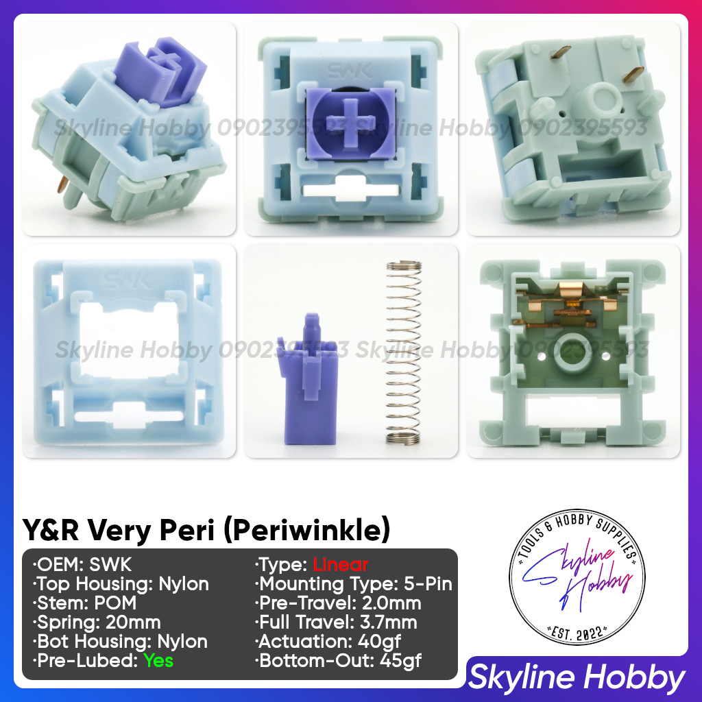 Switch bàn phím cơ SWK - OUTVA Yin, OUTVA Yang, FBB F3, Very Peri ...