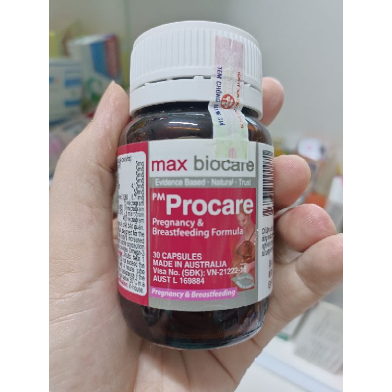 PM Procare lọ 30 viên - Vitamin tổng hợp cho bà bầu (date 12/10/2024 ...