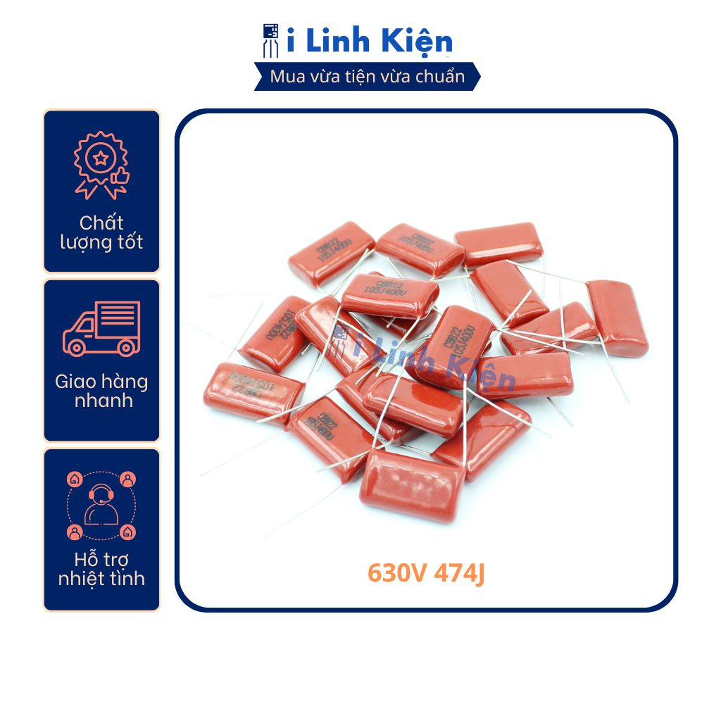 Tụ CBB 630V 474J 470nF 0.47uF 20mm chất lượng tốt. | Shopee Việt Nam