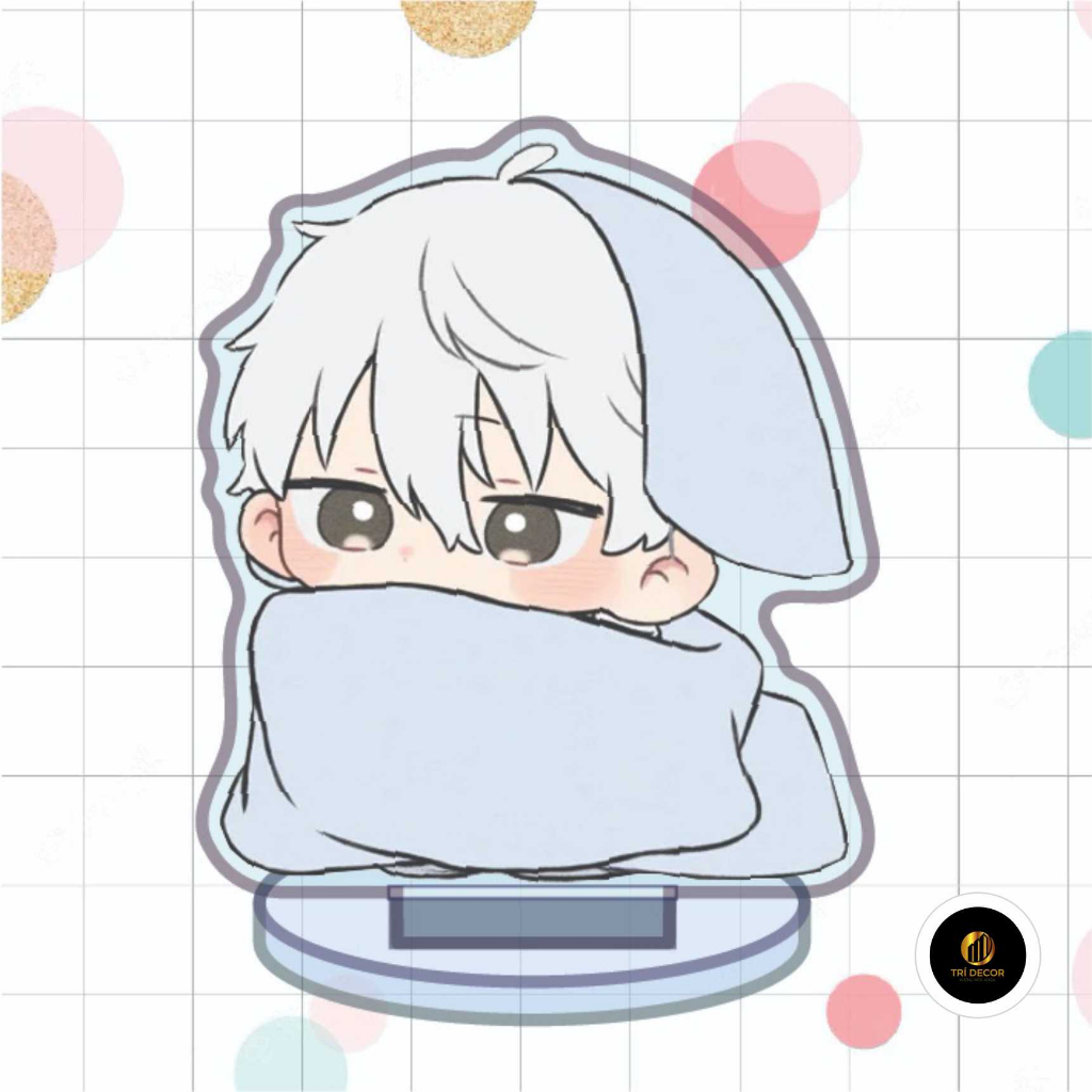 (5cm) Standee BLUE LOCK chibi, mô hình nhân vật Nagi, Isagi, Chigiri ...