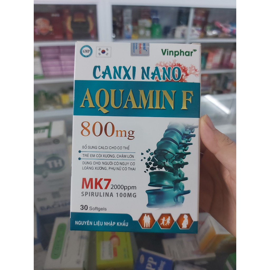 CANXI NANO AQUAMIN F - GIÚP BỔ SUNG CANXI CHO CƠ THỂ, PHÁT TRIỂN CHIỀU CAO, PHÒNG NGỪA LOÃNG ...