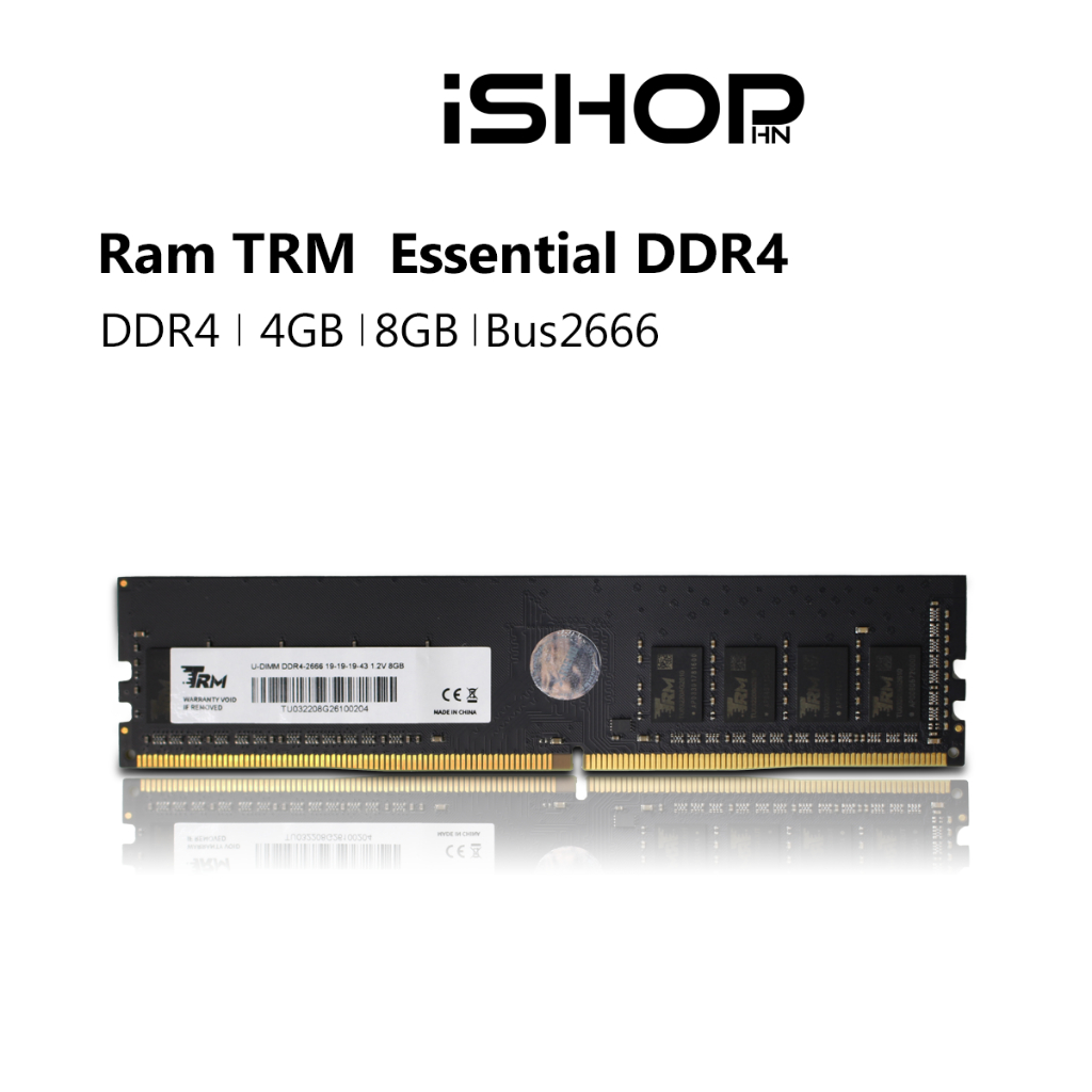 Ram TRM Essential DDR4 4GB/8GB bus 2666 dùng cho máy tính/PC để bàn ...