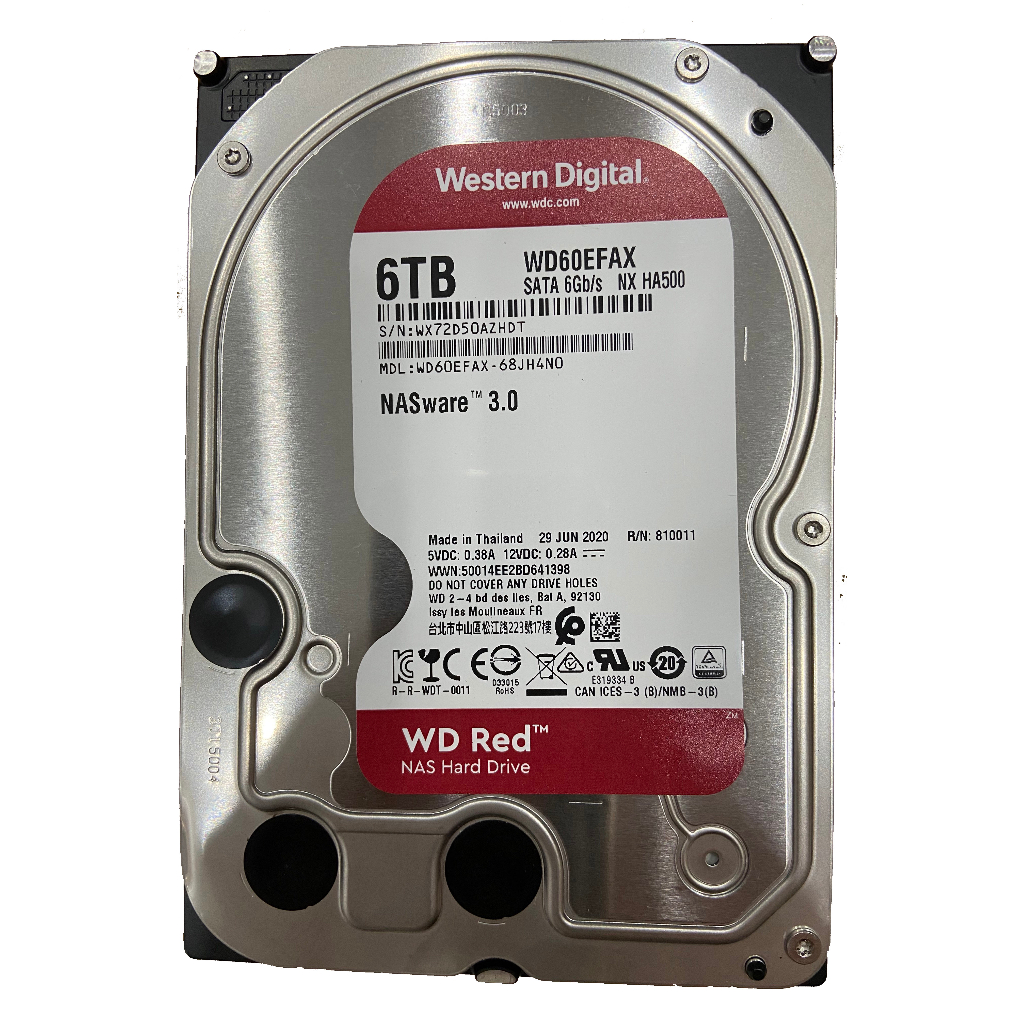 Ổ cứng WESTERN HDD RED NAS 3.5 6TB (WD60EFAX & WD60EFZX) | Shopee Việt Nam