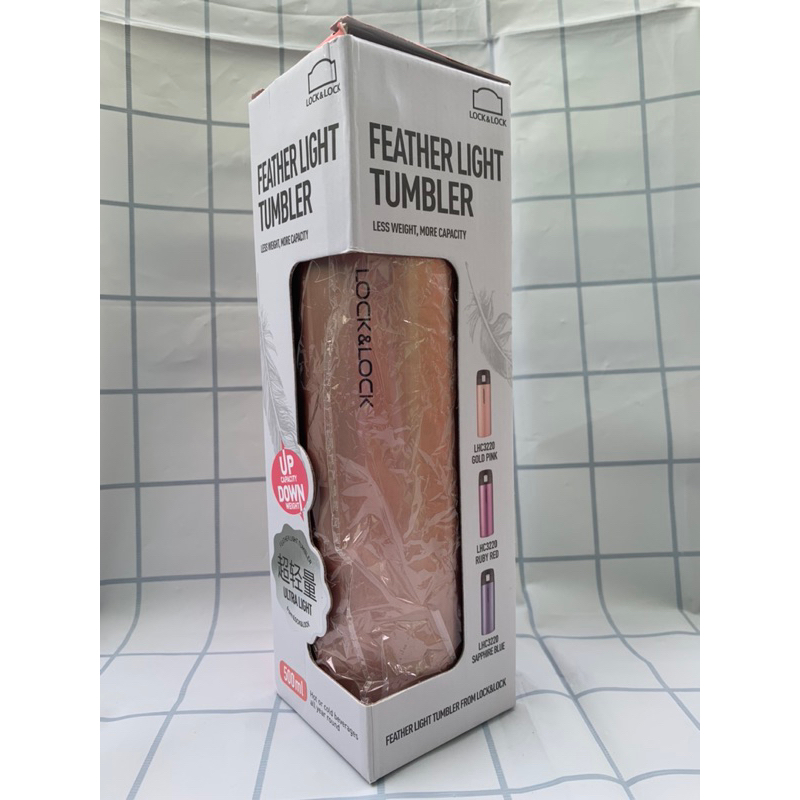 Bình Giữ Nhiệt Lock&Lock Feather Light LHC3220GPK (500ml) | Shopee Việt Nam