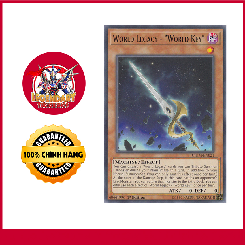 [Thẻ Bài Yugioh Chính Hãng] World Legacy - "World Key" | Shopee Việt Nam
