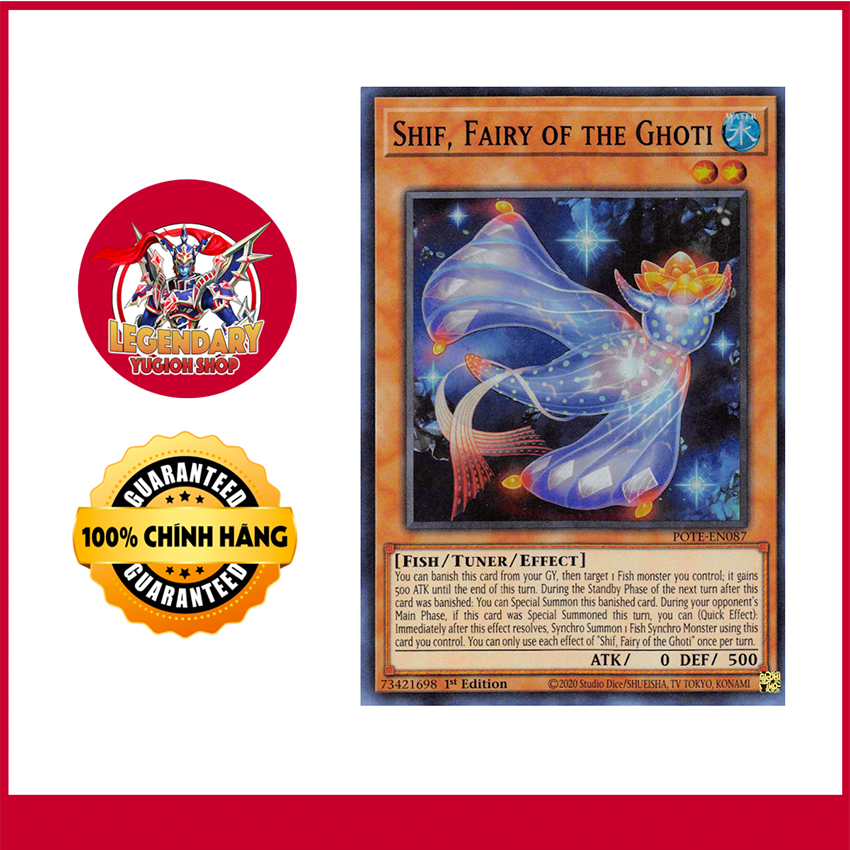 [Thẻ Bài Yugioh Chính Hãng] Shif, Fairy of the Ghoti | Shopee Việt Nam