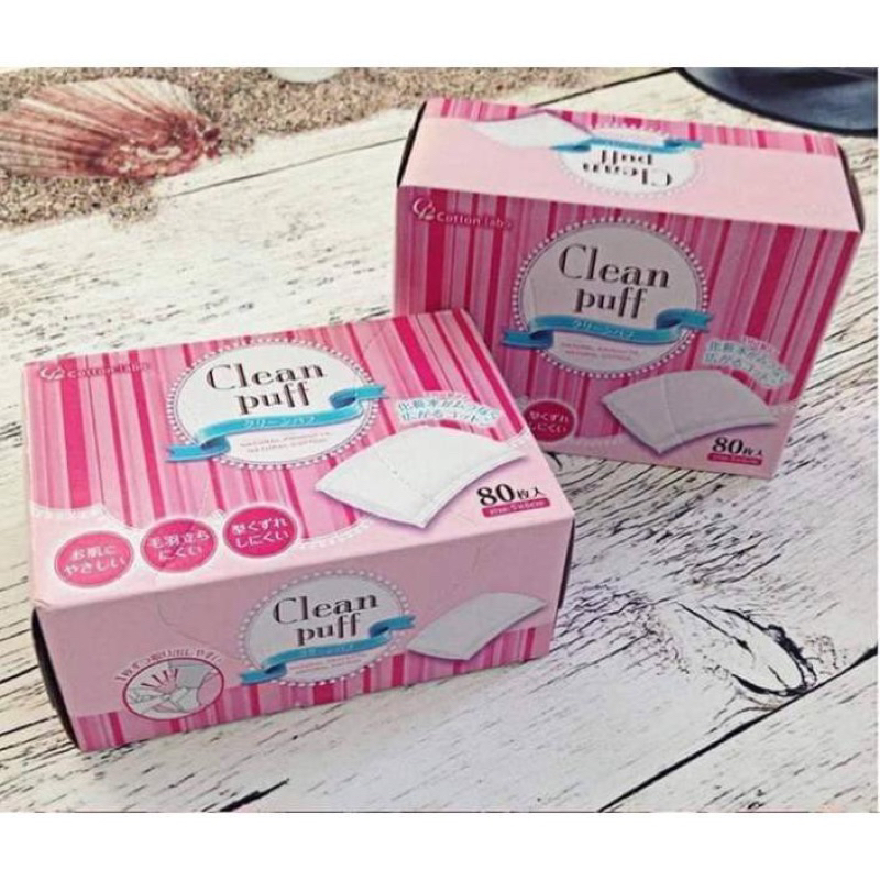 Bông tẩy trang Nhật Clean Puff | Shopee Việt Nam