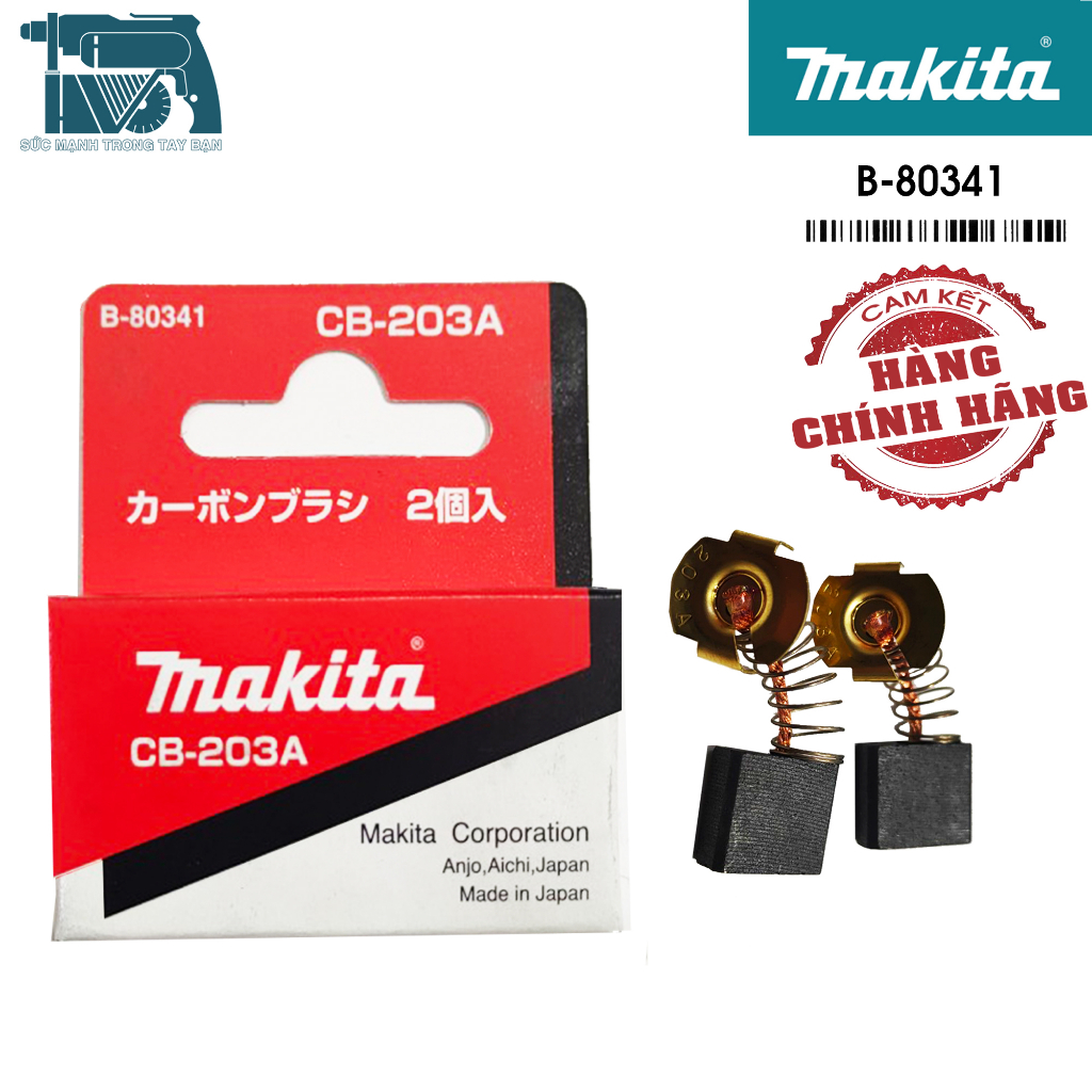 Chổi Than CB-203A Makita B-80341 Chính Hãng | Shopee Việt Nam